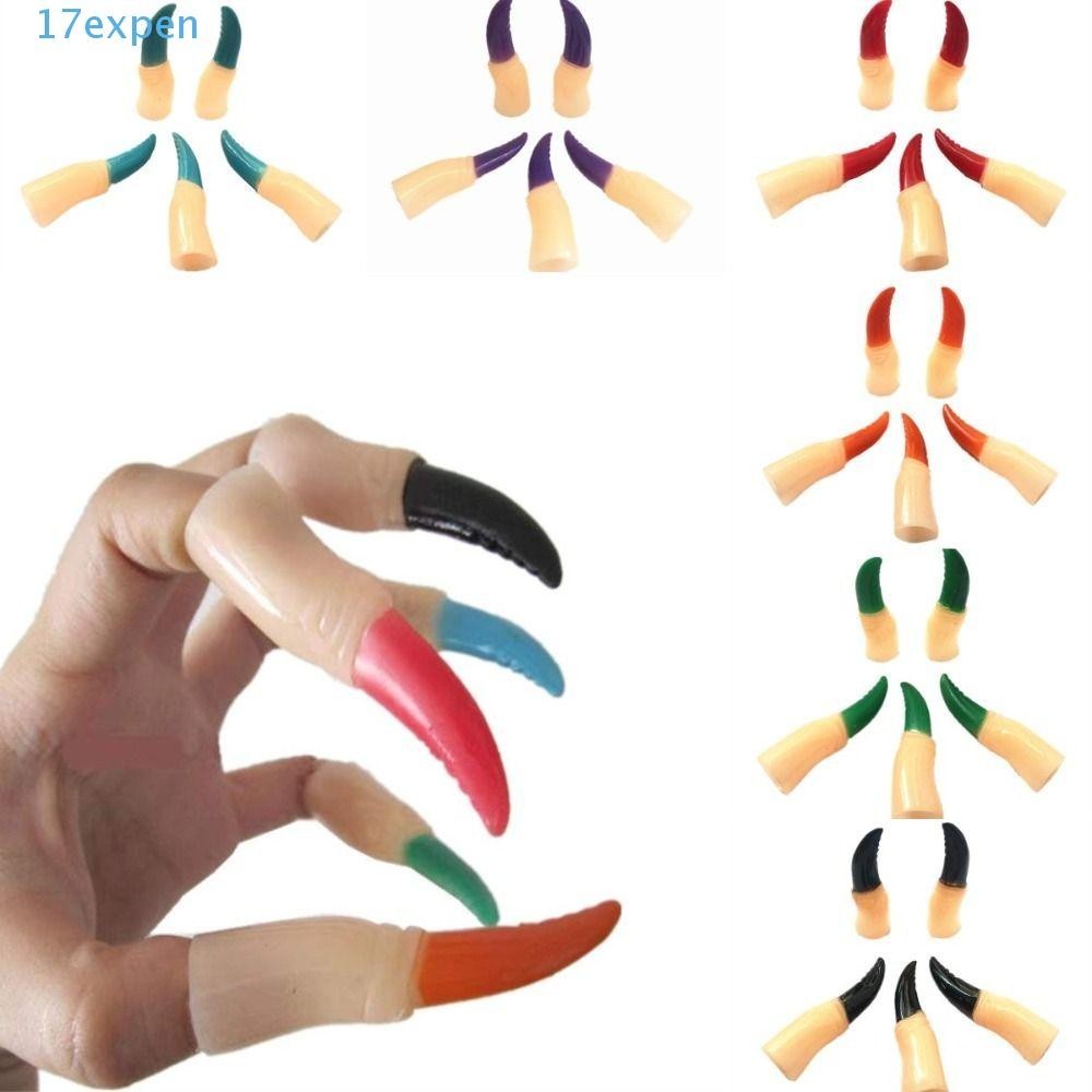 EXPEN 5PCS/set Zombie Witch Fake Fingers, Fake Fingers Colorful ...