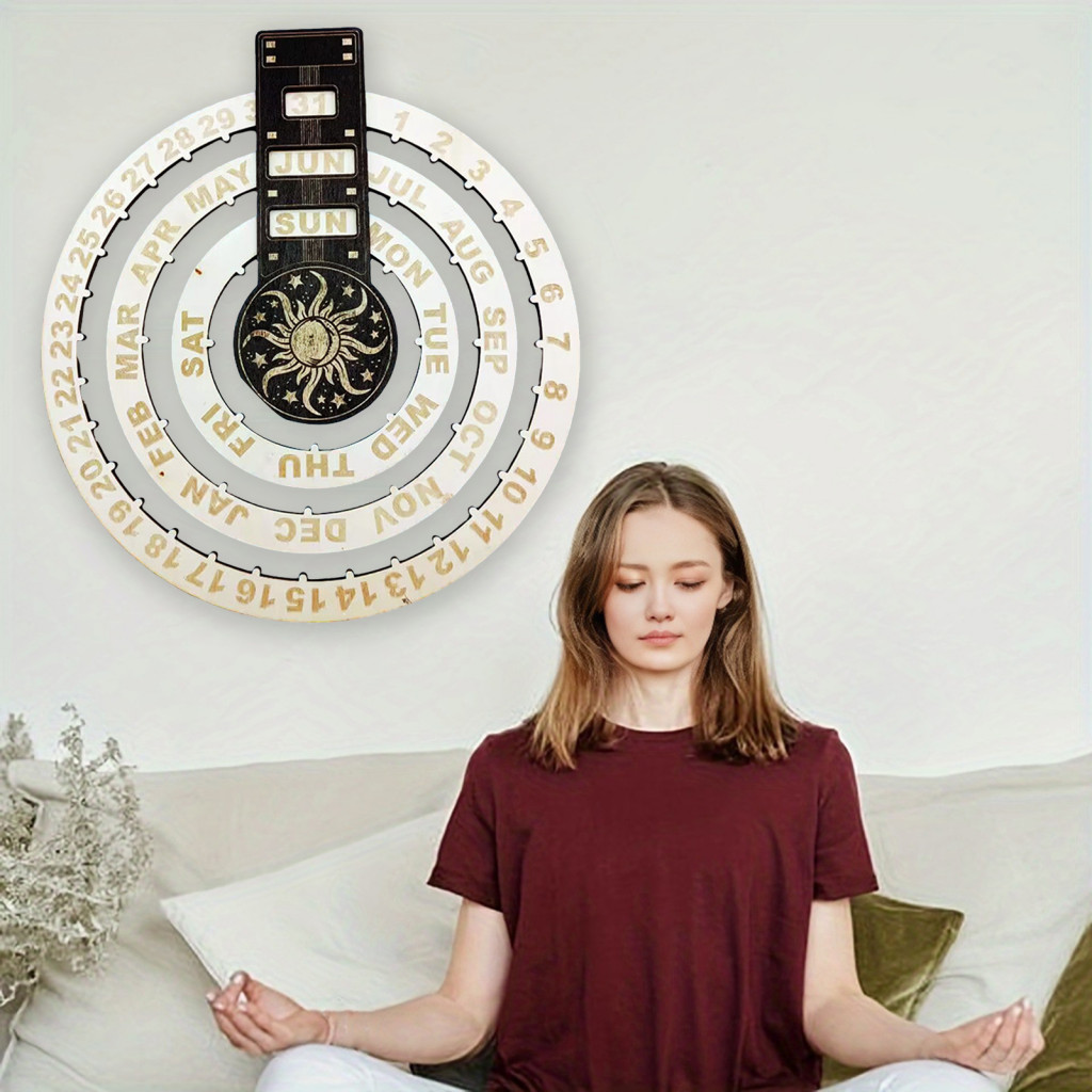 Death Star Inspired Calendar Interactive Perpetual Calendar Vintage ...