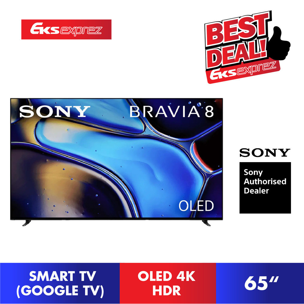 Sony XR80 (65") K-65XR80 BRAVIA 8 class OLED 4K HDR Google TV (2024 ...