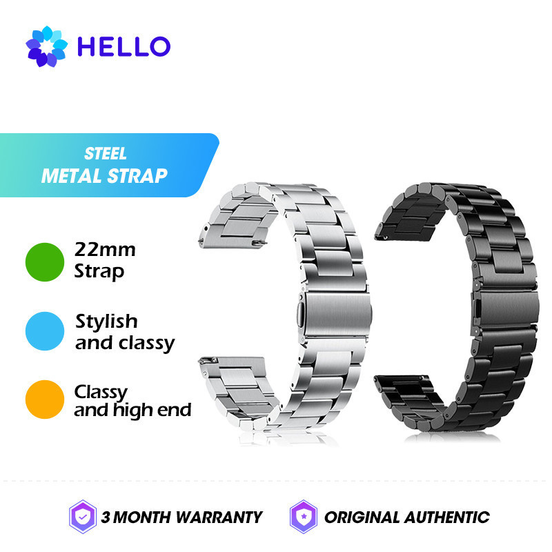 Gloryfit 22mm Original Smart Watch Stainless Steel Strap For CURVE ...