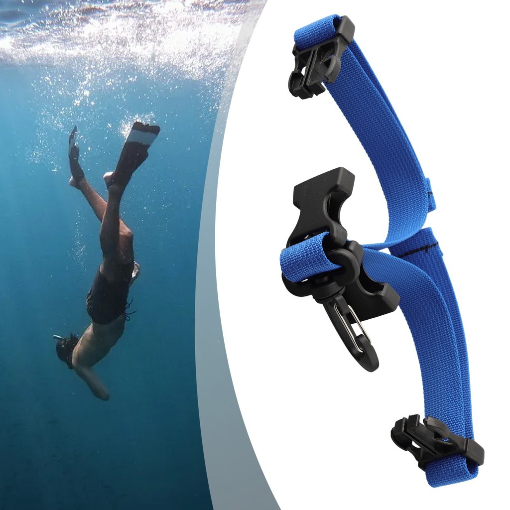 Diving Fin Holder Fin Strap Hanging Flippers PP Strap Adjustable Buckle ...