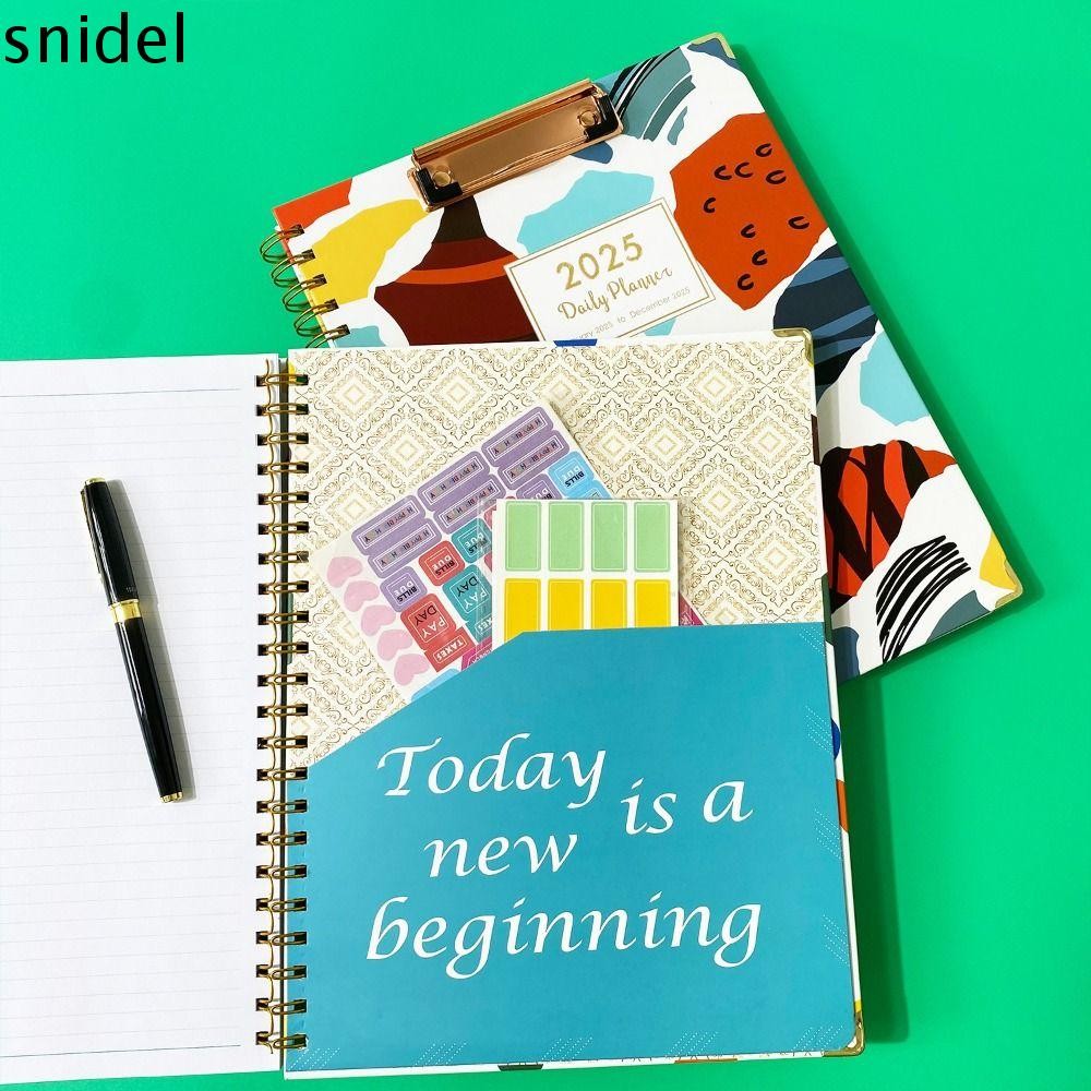 SNIDEL 2025 English Agenda Book, Monthly Calendar Daily Planner A4 ...