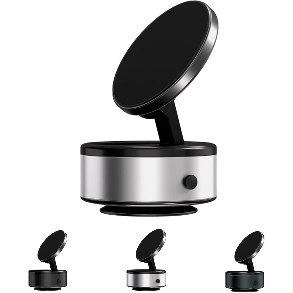 2024 New Electric Vacuum Magnetic Suction Car Phone Mount 360° Rotation ...