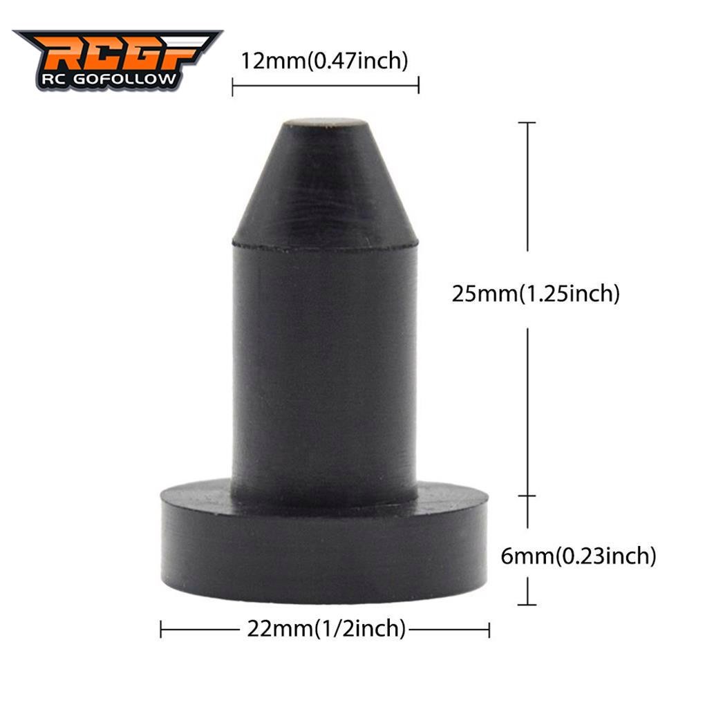 1/2/3/5 6 Pieces Kayak Drain Plug Rubber Canoe Marine Holes Water ...