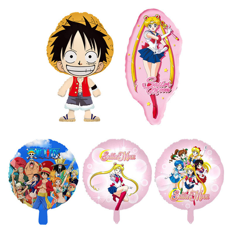[24hFast Delivery]One Piece Luffy Sailor Moon Children Anime Cartoon ...