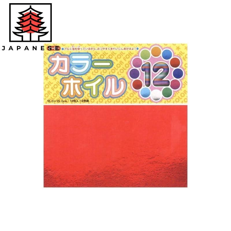 [Direct from JP]Toyo Color Foil Origami 15cm 12 Sheets 12 Colors 3-Pack ...