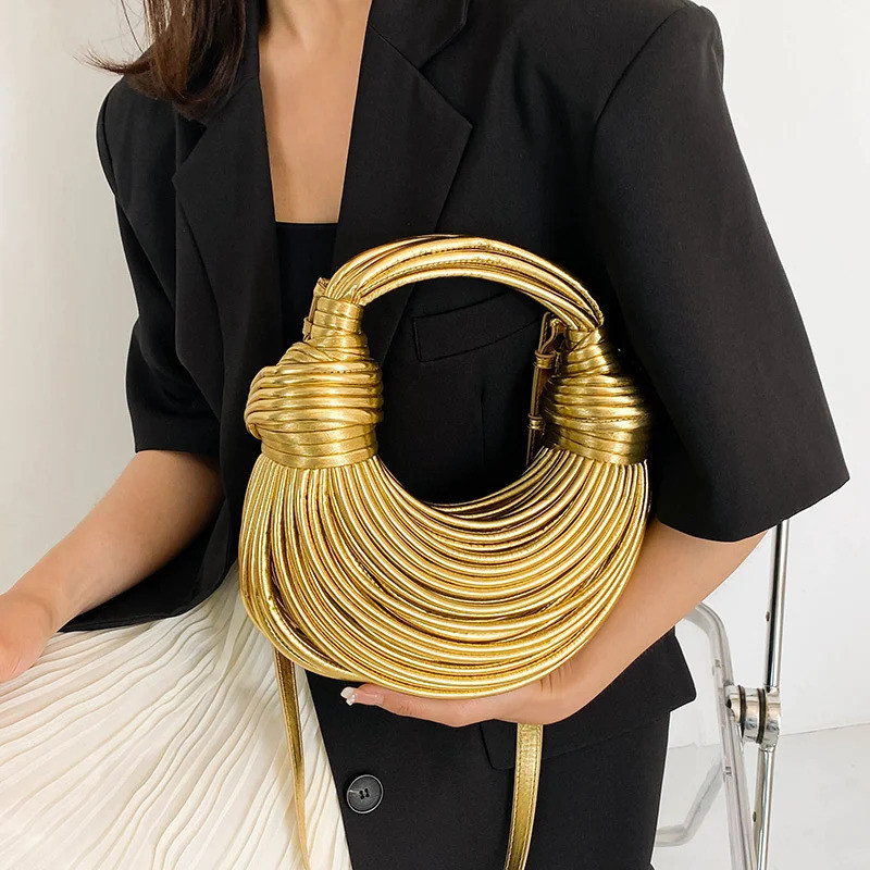 Handbags for Women 2025 New Luxury Designer Handwoven Noodle Bags Rope ...