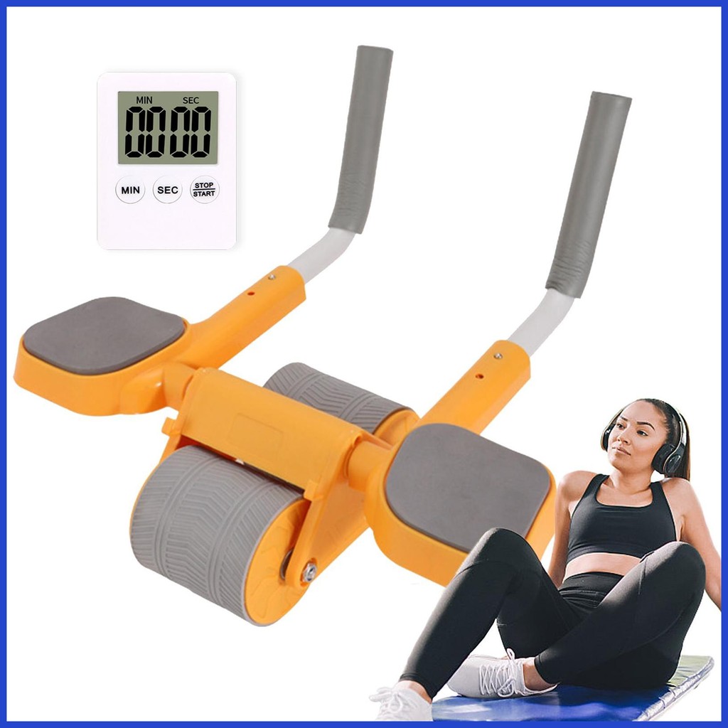Abdominal Wheel Belly Wheel Roller with Timer Abdominal Wheel with ...