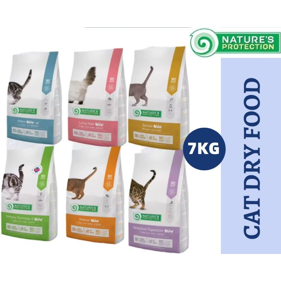 Nature's Protection Cat Food 7KG | Kitten, Indoor, Sensitive Digestion ...