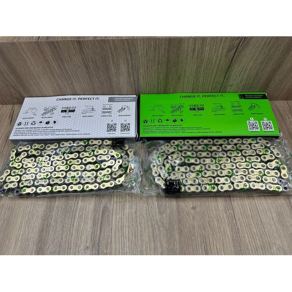 415H & 428H [ 132L ] AJI RACING HPO SPROCKET CHAIN GOLD CHAIN | Shopee ...