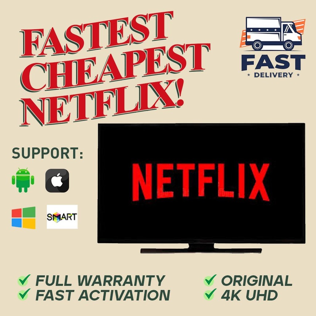 4K Netflix Premium Original Account (1 Bulan/3 Bulan) | Shopee Malaysia