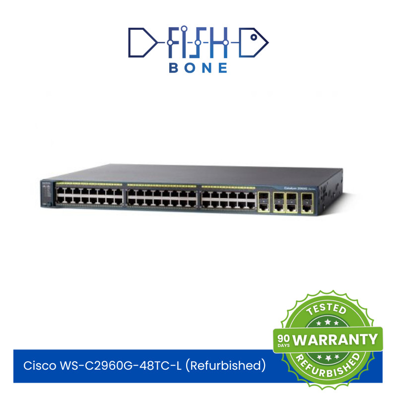 Cisco WS-C2960G-48TC-L (Refurbished) | Shopee Malaysia