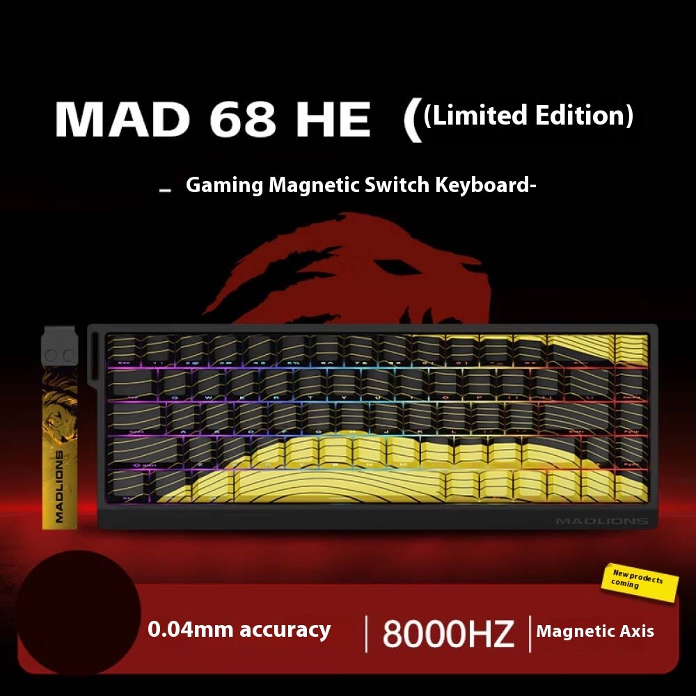FGG MAD 60/68HE Eesports magnetic axis keyboard with streamlined ...