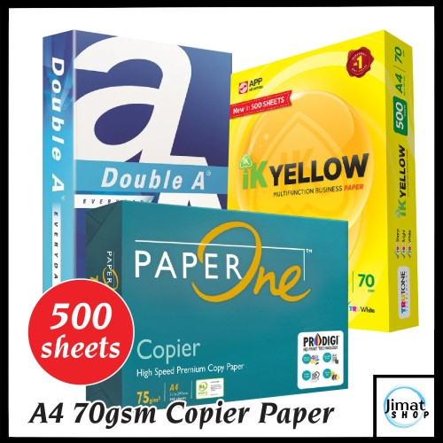 A4 70gsm Copier Paper | A4 Photostat Paper | A4 IK Yellow | A4 Double A ...
