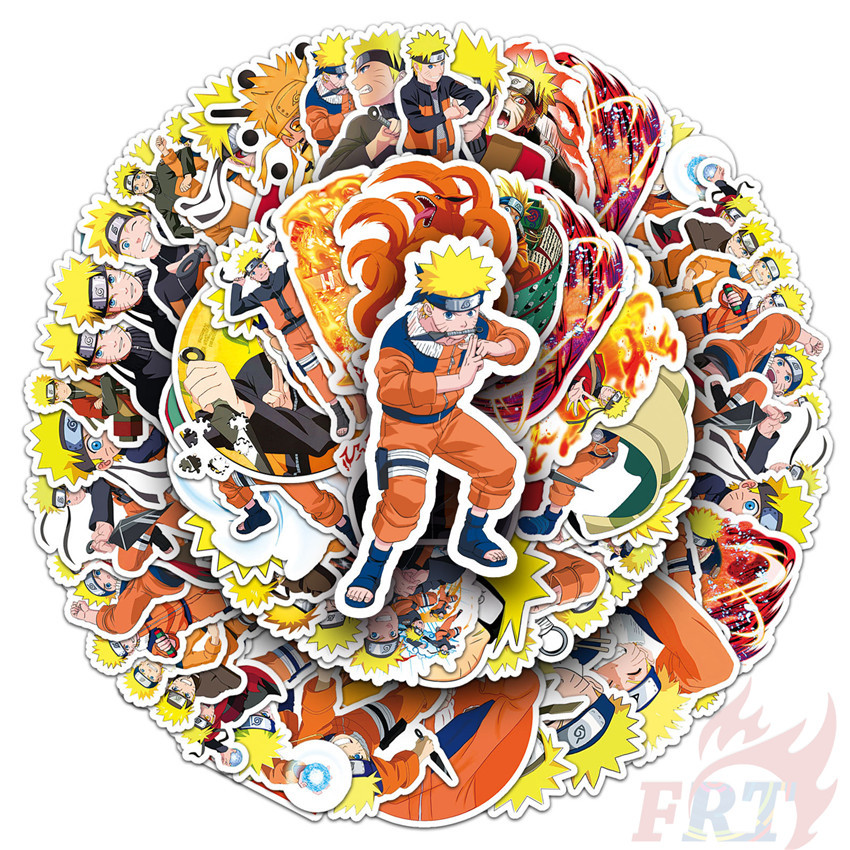 50Pcs/Set Uzumaki Naruto Series 01 Stickers DIY Fashion Waterproof ...