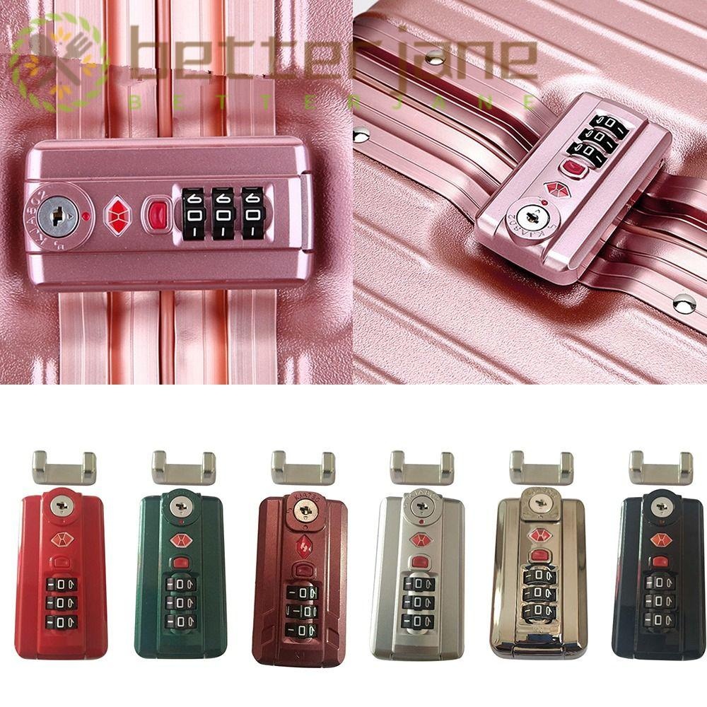 BETTER-JANE 3 Digit Combination Lock TSA Portable Cabinet Locker ...