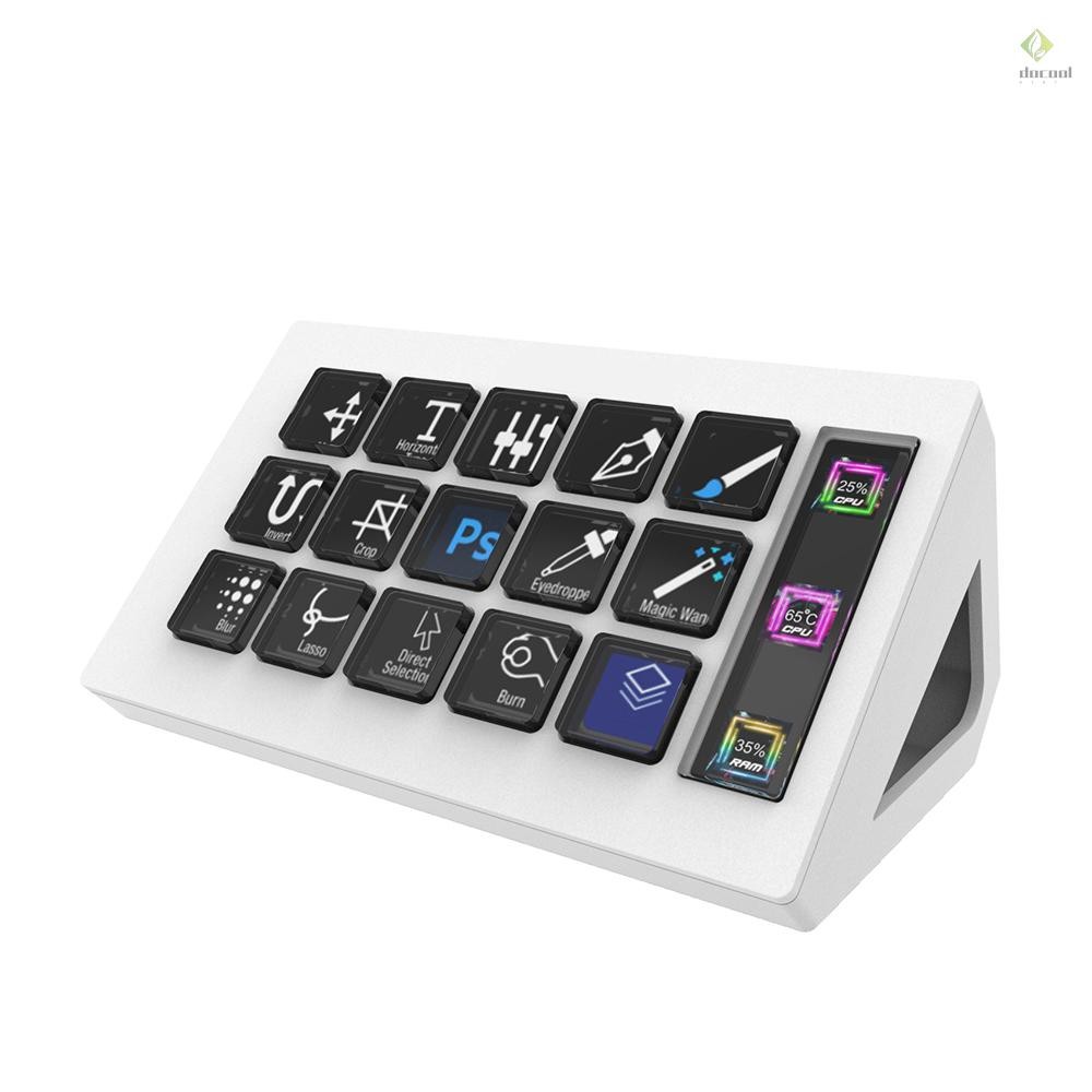 All-in-One Stream Deck Studio Controller, with 15 Macro Keys, for OBS ...