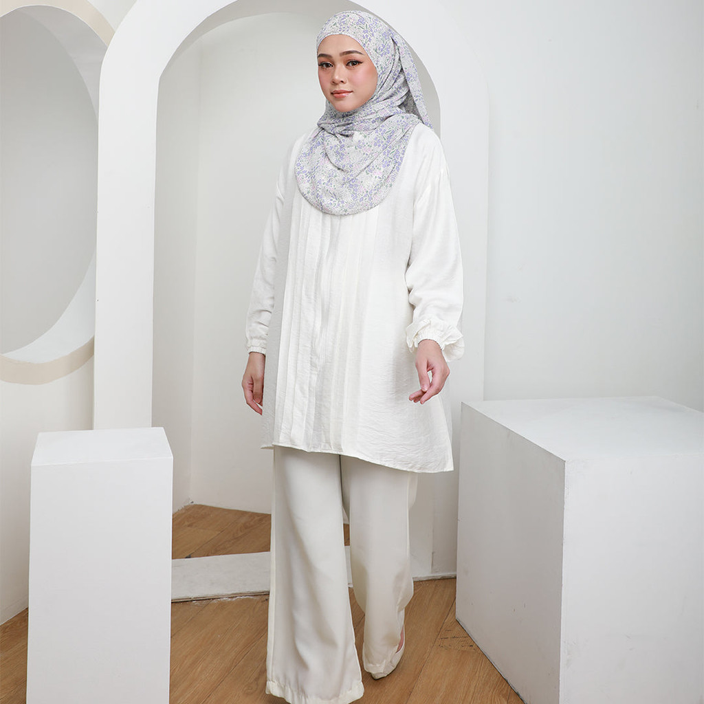BLOUSE EZZA - EZ01(WHITE) | Shopee Malaysia