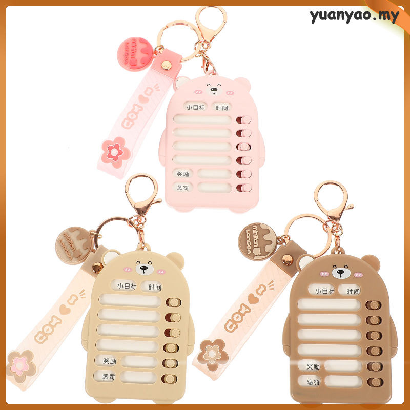 Keychain 3pcs/bag (one Each Cute Pendant Chore Chart Planner to Do ...