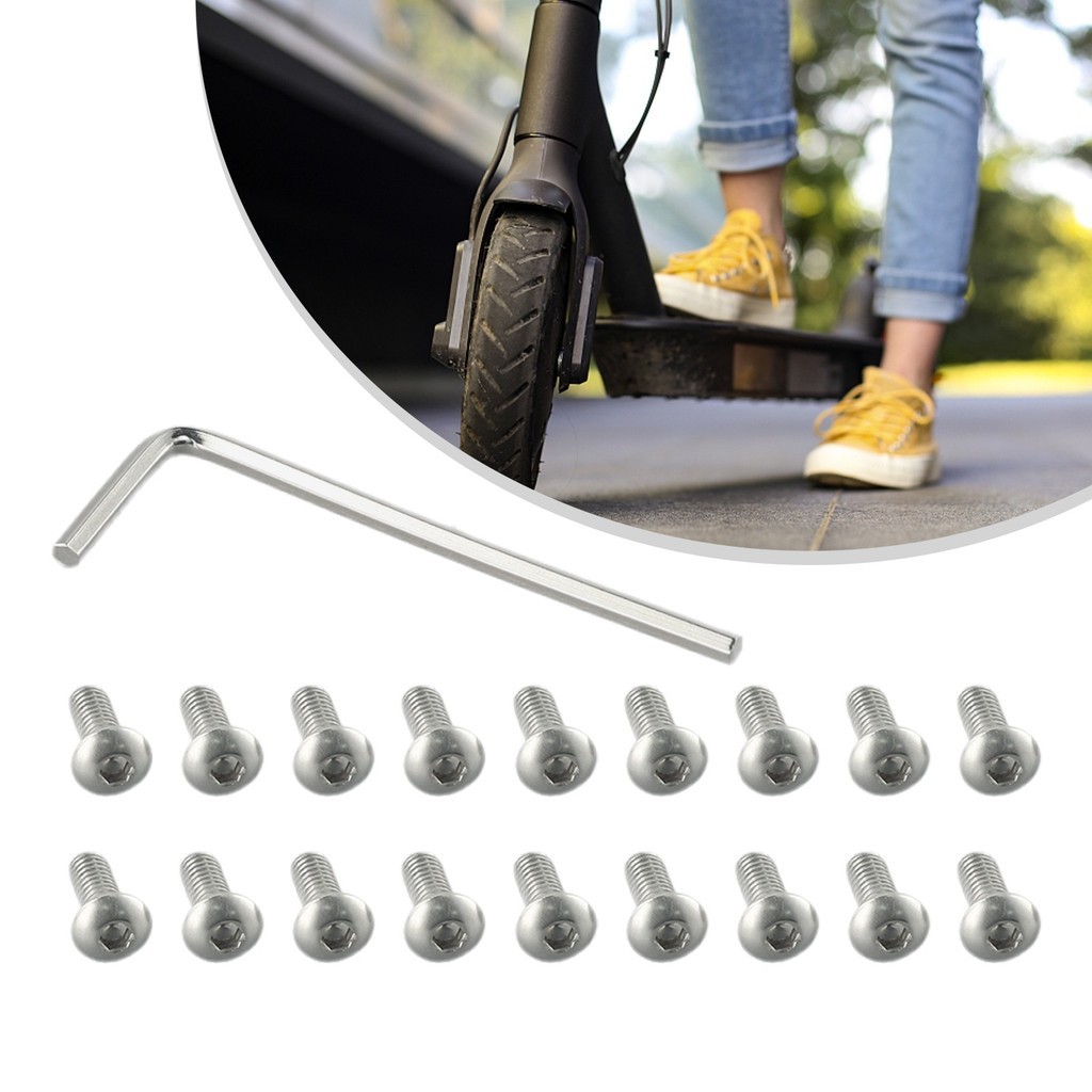 [BSL] 18pcs Electric Scooter Bottom Cover Steel Screws Fit For NINEBOT ...