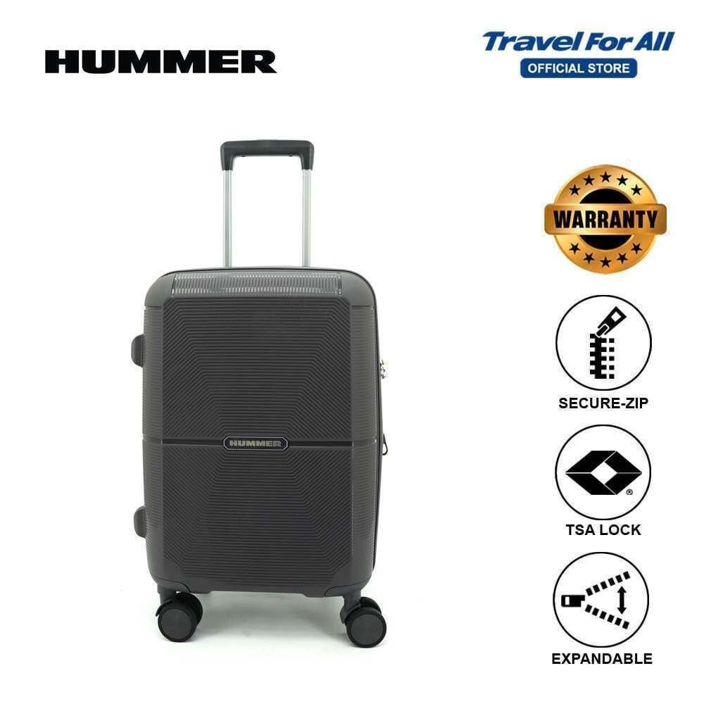 HUMMER 20 PP Zipper Trolley Case-EXPANDABLE+SECURE ZIP+TSA-18130620 ...
