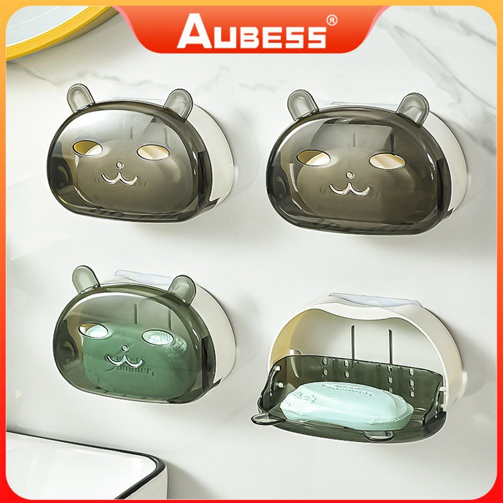 Family Bathroom Universal Multifunctional Drying Soap Box Creative Flip ...