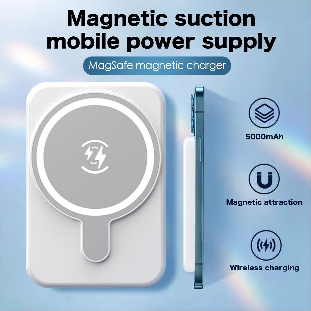 10000MAH Wireless Power bank Magnatic Magnet Power Bank Fast Charging ...