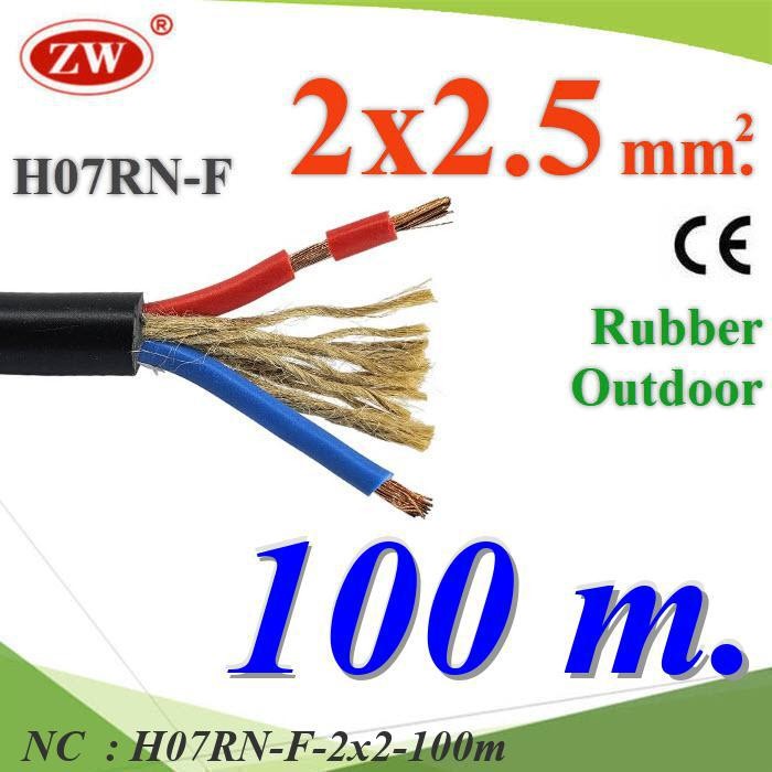 NC 100 Meters Waterproof External Use Power Cord 2 Core 2.5 H07RN-F-2x2 ...