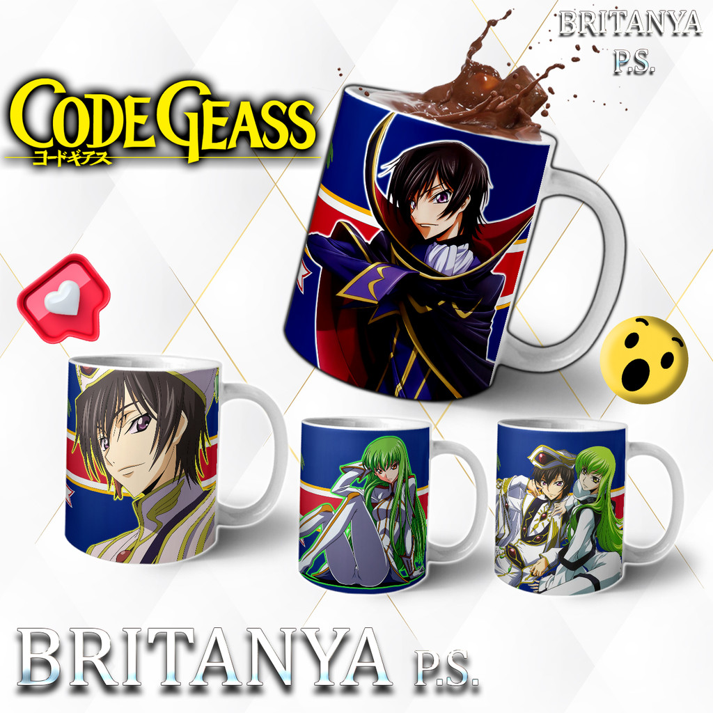 Code Geass Anime Mug Design | Shopee Malaysia
