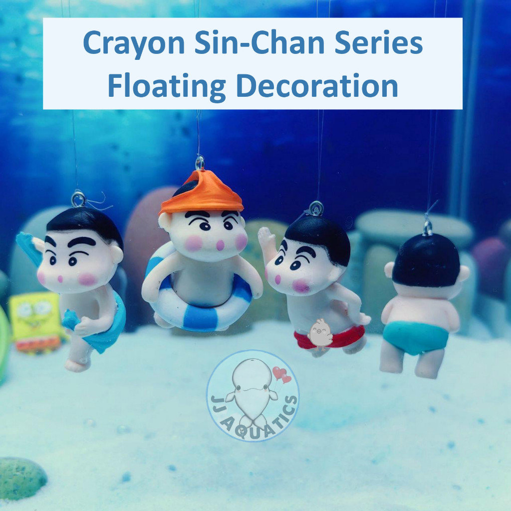 🔥Ready Stock🔥Floating Decoration Aquarium Crayon Sin Chan Sinchan Cute ...