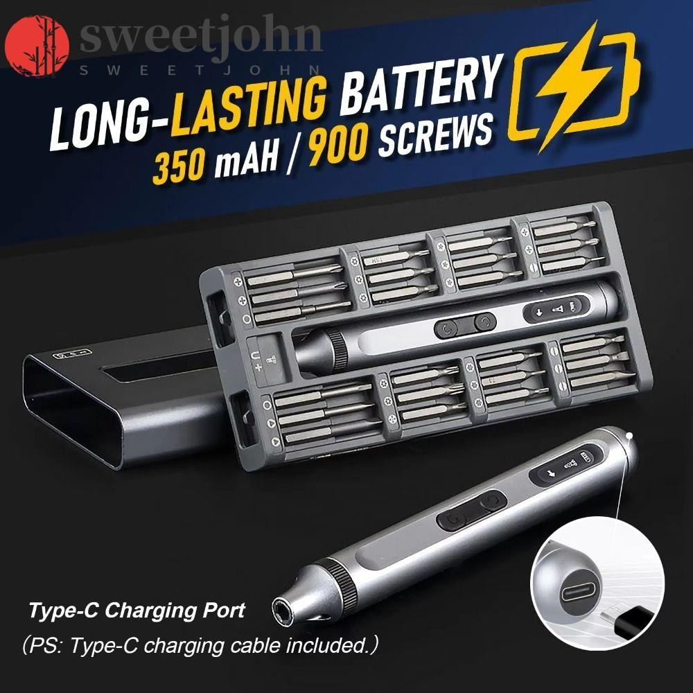 SWEETJOHN Magnetic Screwdriver Set, Precision Magnetic Electric ...