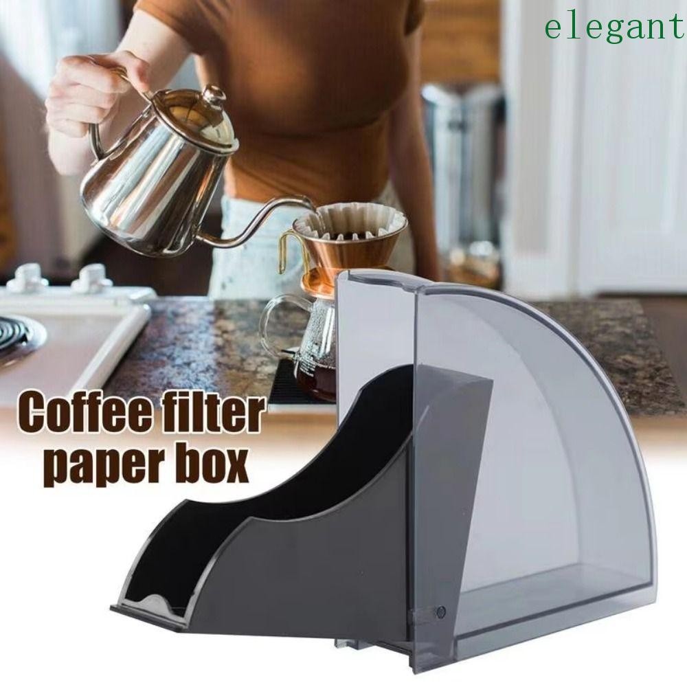 ELEGANT Coffee Filter Paper Box, Hand-operated Compact Filter Paper ...