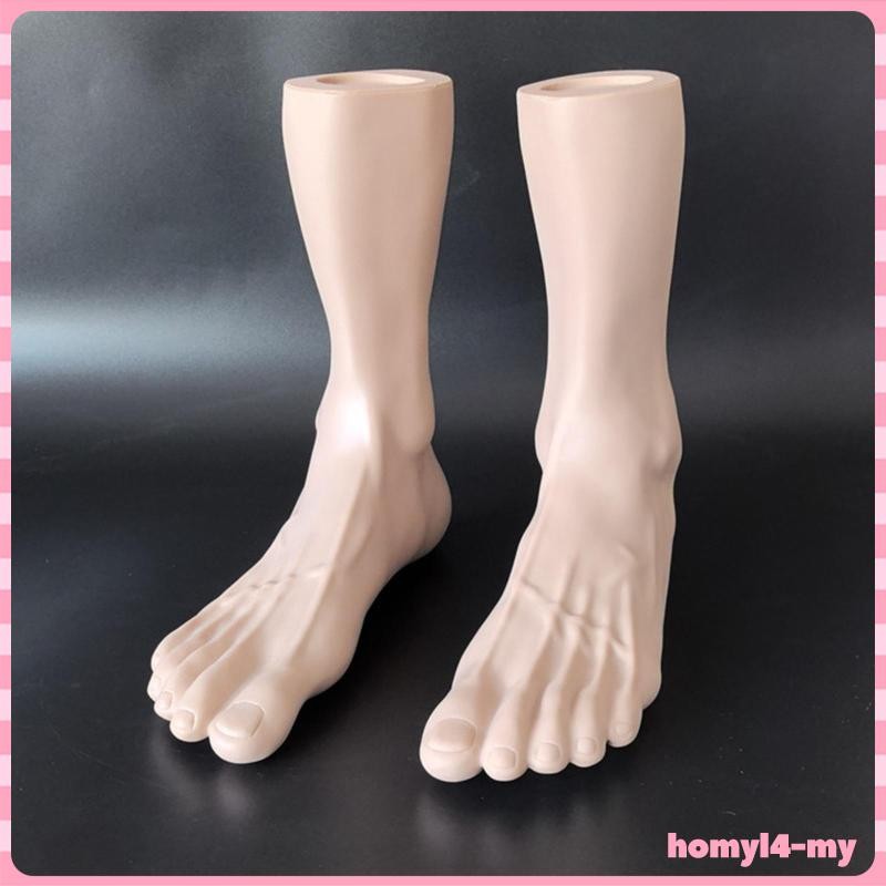 [HomyldfMY] Mannequin Feet Model Men Feet for Display Lifelike Shoes ...