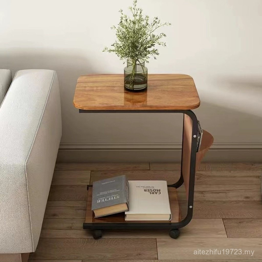 Side Table Small Coffee Table Movable Living Room Sofa Side Table ...