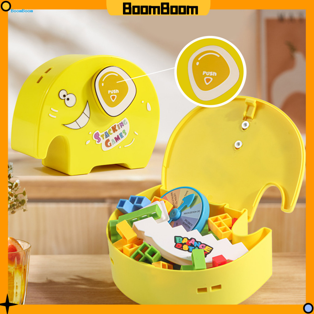 BoomBoom Portable Stacking Tower Toy Kids Stacking Tower Toy Building ...