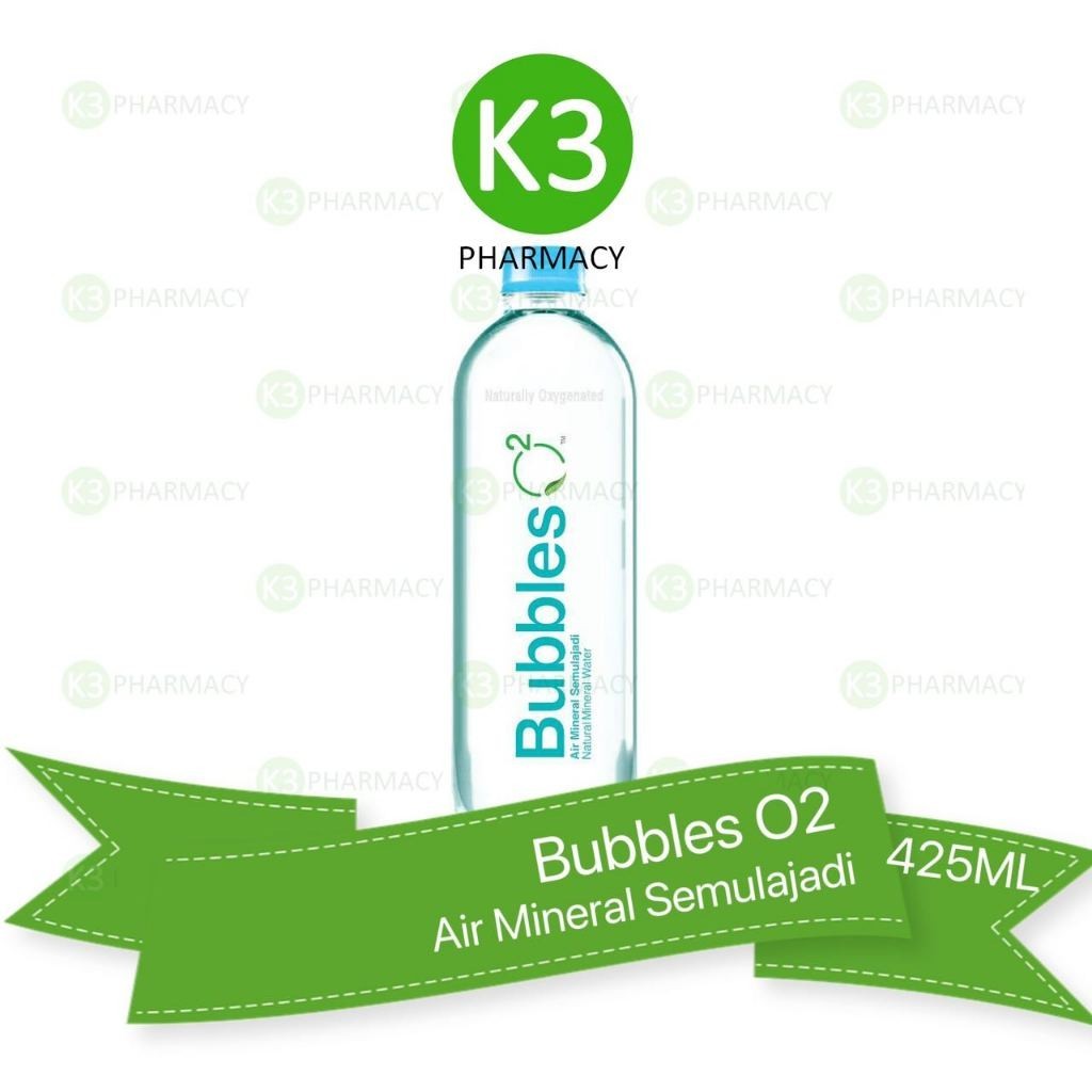 Bubbles O2 Air Mineral Semulajadi Oxygenated Mineral Water 1 Bottle ...