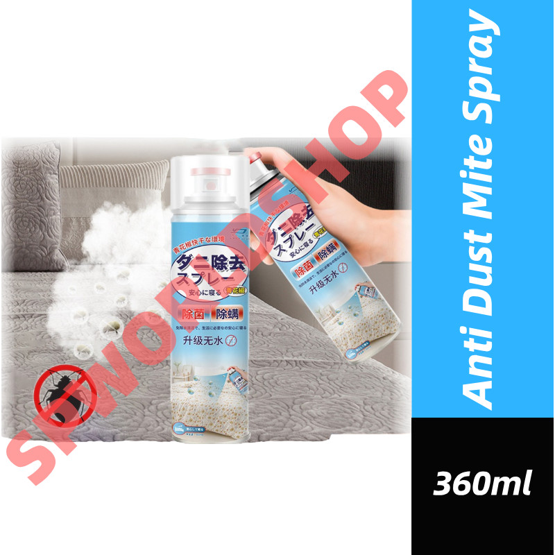 Anti Dust Mite Spray 360ml/ Bed Bug Killer Dust Mite Control Spray/ Allergy Defense | Shopee ...