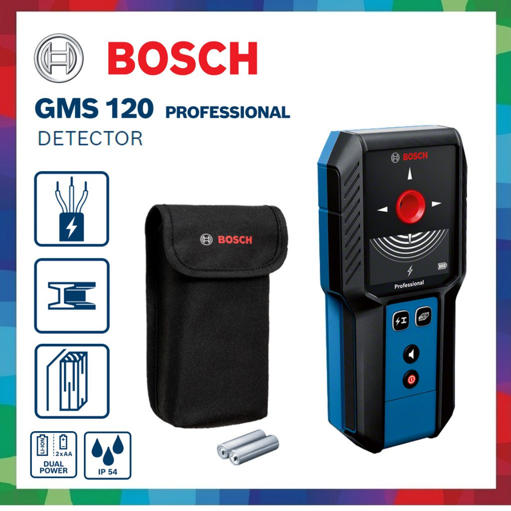 BOSCH GMS120-27 MULTI DETECTOR PROFESSIONAL / GMS 120 27 Detector ...