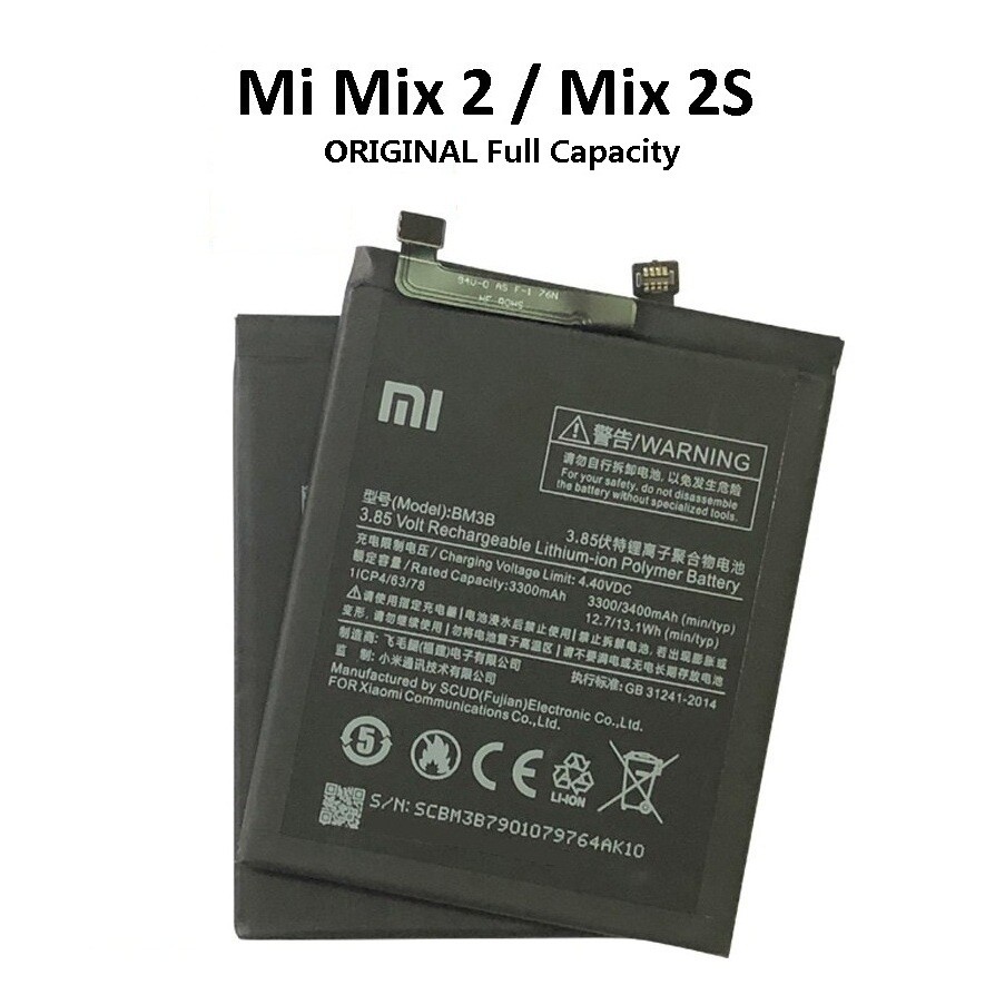 XiaoMi Mi Mix 2 / Mix 2S ( M1803D5XA ) Battery BM3B For Repair Replacement Mi Mix2 Mix2S ...