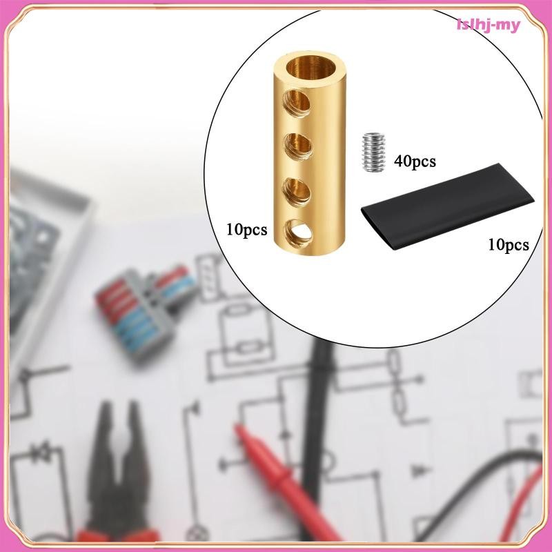 [LslhjMY] 10 Pieces 6 AWG Wire Connector Splicing Quick Wire Connector ...