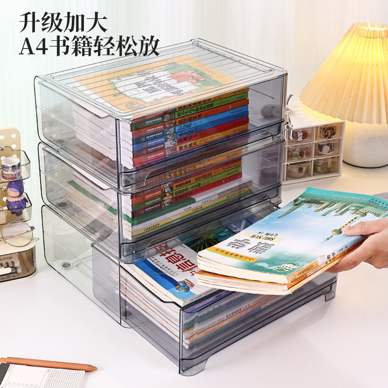 A a4 Paper Storage Box Printing Paper File Box Desktop Acrylic Test ...