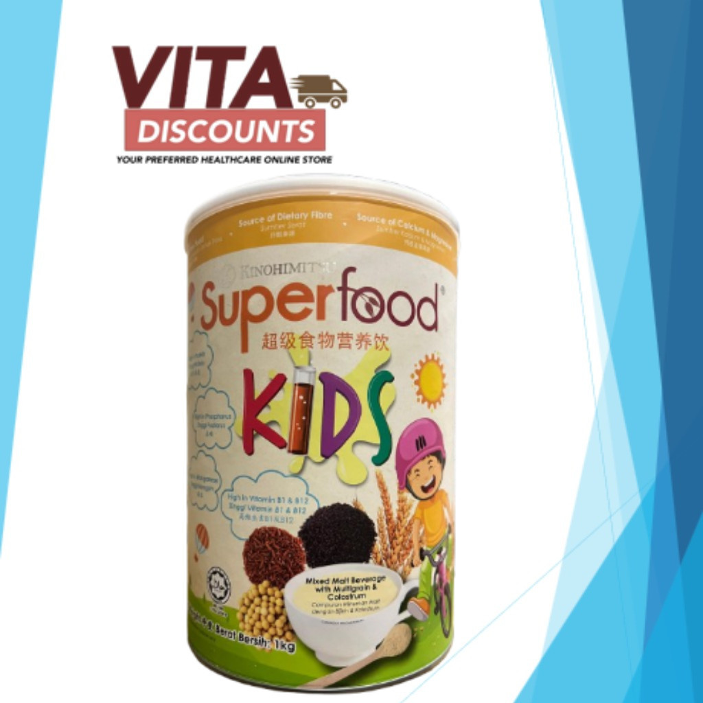 KINOHIMITSU SUPERFOOD KIDS POWDER 1KG EXP01/2027 | Shopee Malaysia