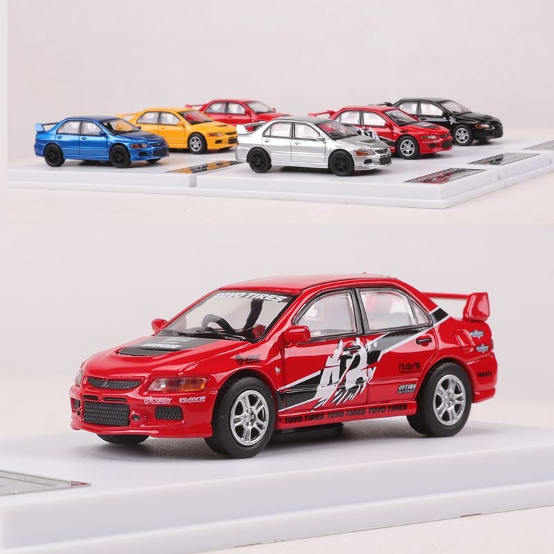 LMLF 1: 64 Mitsubishi Lancer EVO 9th Generation Simulation Alloy Car ...