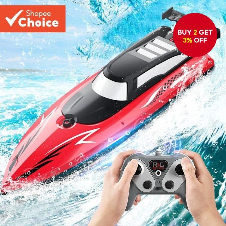Remote Control Boat Toy Medium High-Speed Speedboat Sailing Boat Model ...
