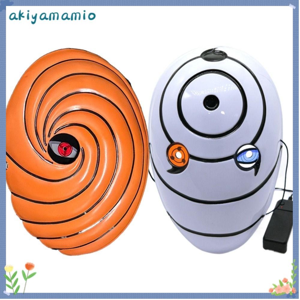 AKIYAMAMIO Glowing Naruto , Tobi Uchiha Obito Sharingan Face Cover ...
