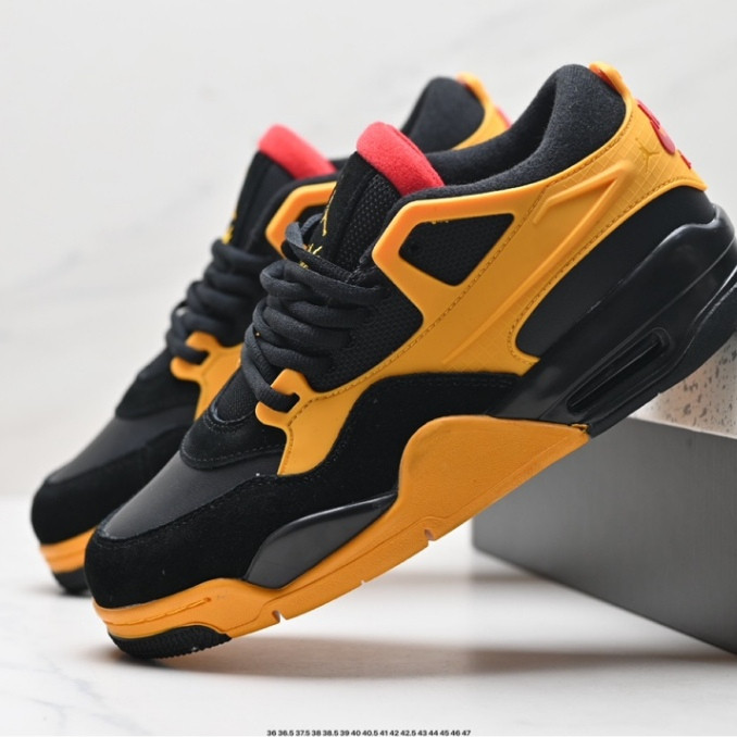 Air Jordan 4 RM Anti-Slip Low-Top Retro Basketball Shoes | Shopee Malaysia