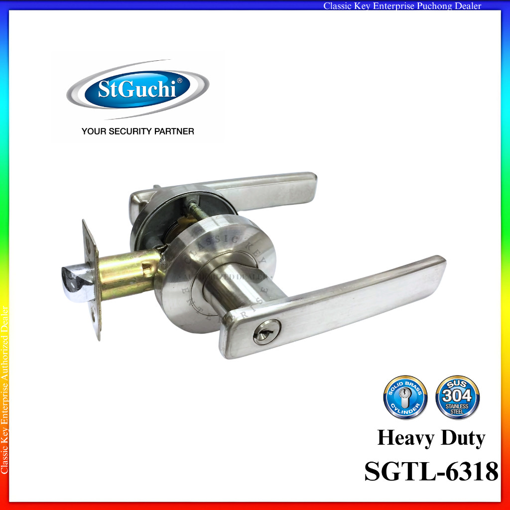 St Guchi Tubular Lever Handle Door Lock Concealed fixing SGTL-6318 ...