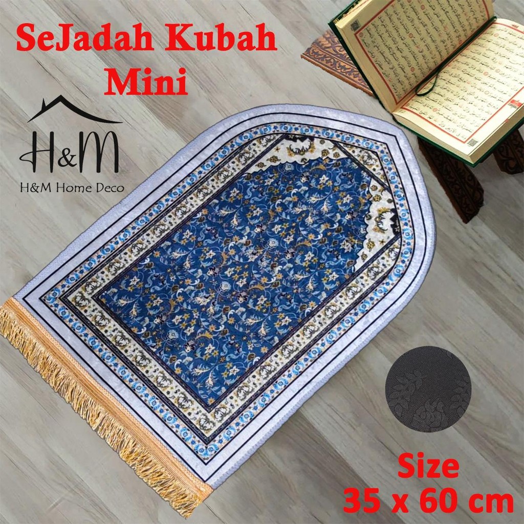 Shining 3D Sejadah Mini Sejadah Kubah 3D 35x60cm Small Size Prayer Mat ...