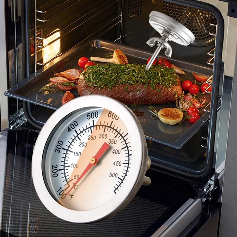 Stainless Steel Oven Thermometer Kitchen Barbecue Bbq Food Bread ...