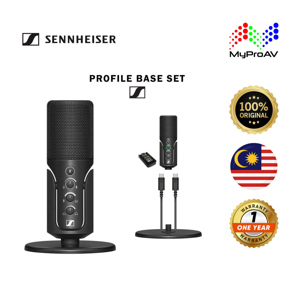 SENNHEISER Profile Microphone USB-C Base Set / Streaming Set FREE Pouch ...